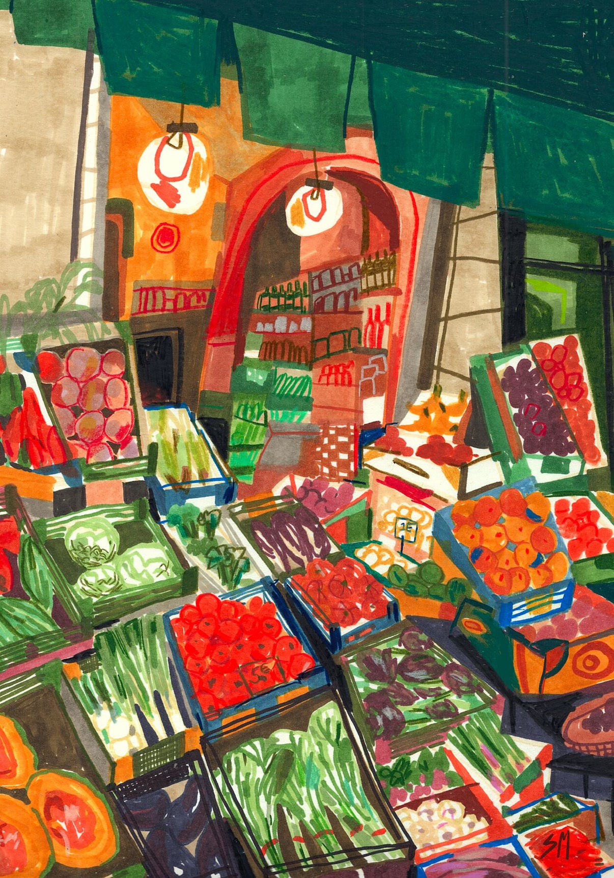 Italian Spring – Sarah Mari Shaboyan Art Store